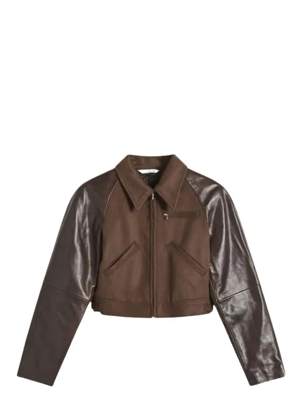 Auralee Zipper Casual Jacket - Black