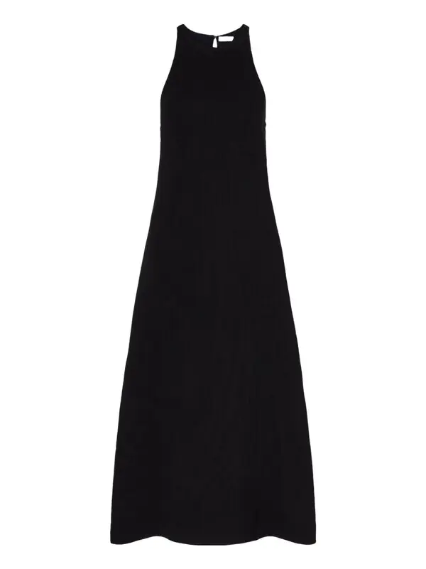 BLAZÉ MILANO Skyros Pleated Midi Dress - Black