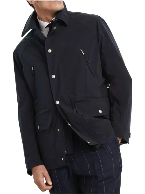 Brunello Cucinelli Water-resistant Cotton Parka - Black