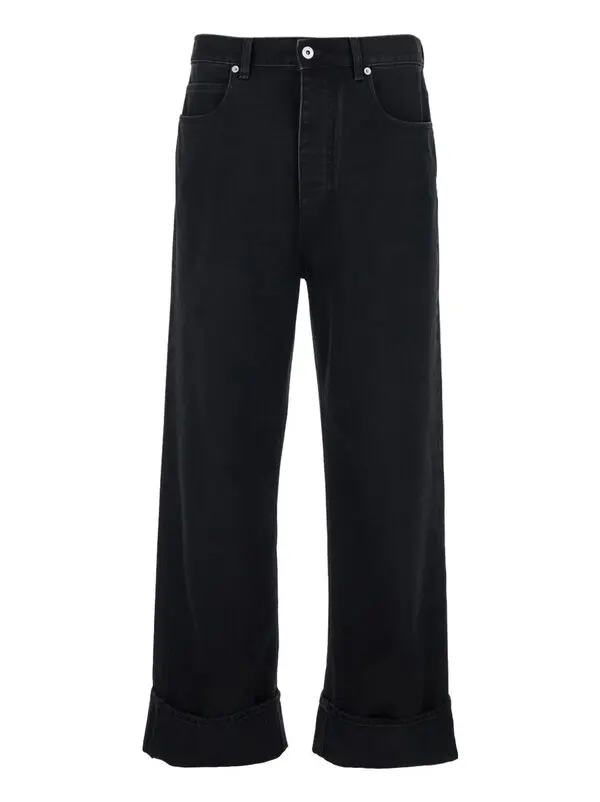 Bottega Veneta Wide-leg Jeans - Black