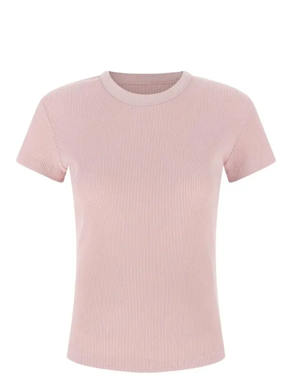 Isabel Marant Étoile Slim Fit Ribbed Top - Pink