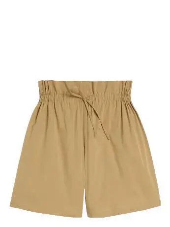 JIL SANDER Drawstring Poplin Shorts - Grain Color