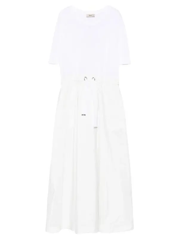 Herno Short-sleeved Dress - White