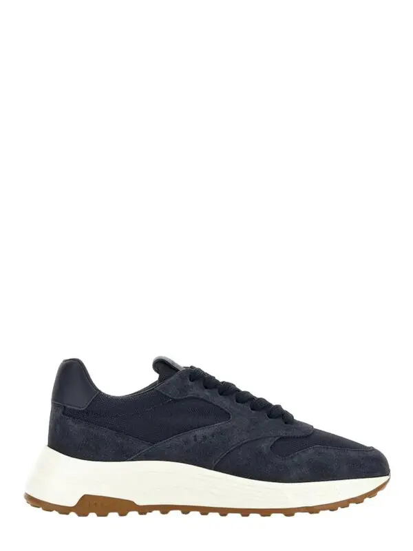 Hogan Hyperlight Suede Lace-up Sneakers - Blue