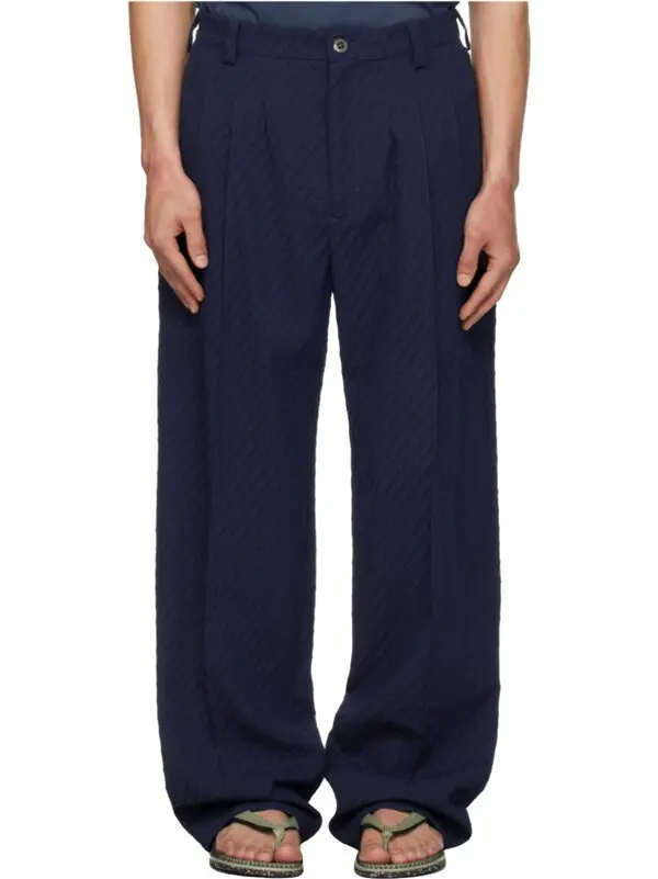 KIKO KOSTADINOV Navy Noro Trousers - Abyss Blue