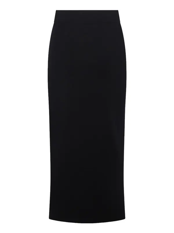 Fabiana Filippi Elasticated Waistband Pencil Skirt - Black