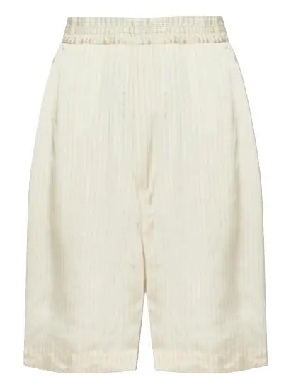 Dsquared2 Pinstriped Bermuda Shorts - Cream