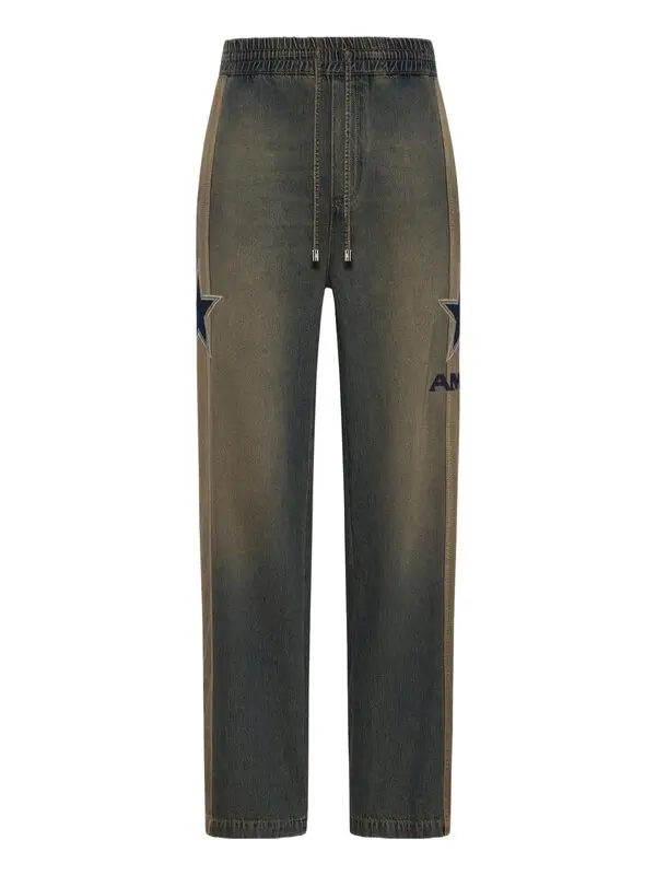 Amiri Star Detail Jeans - Worn Slate