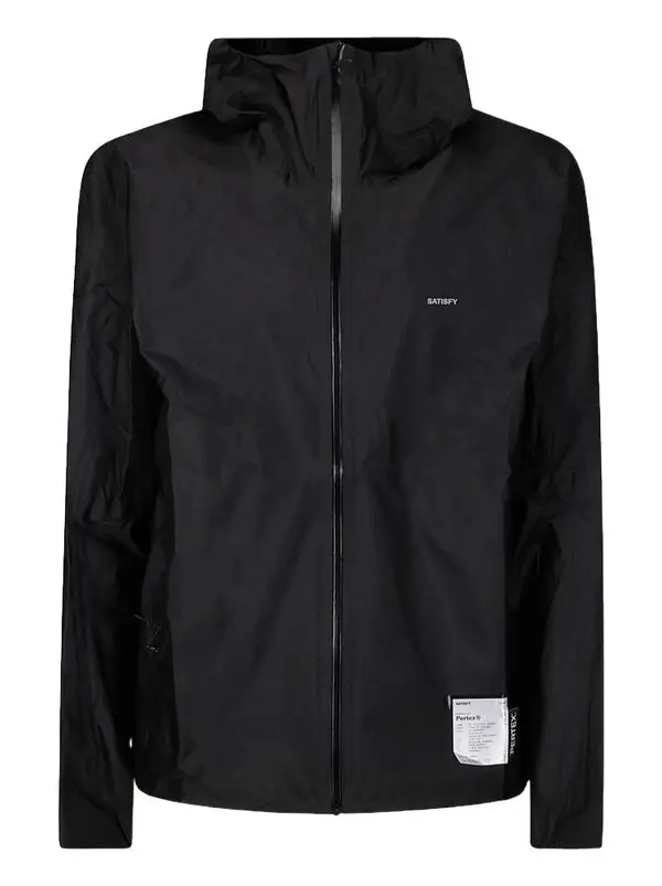 Satisfy Pertex Zip Hooded Jacket - Black