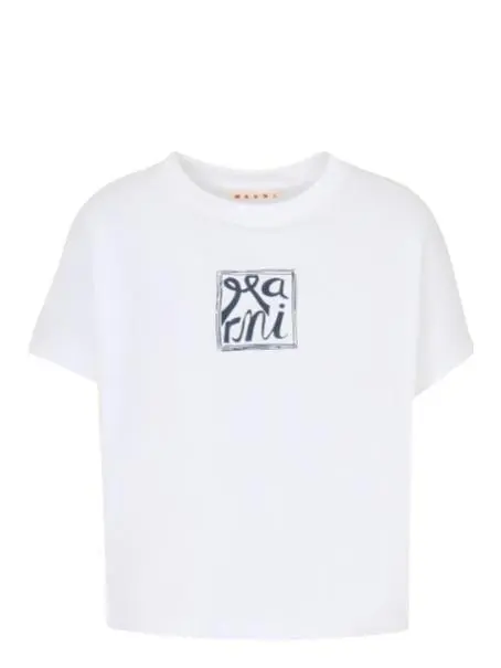 Marni Logo-print T-shirt - White