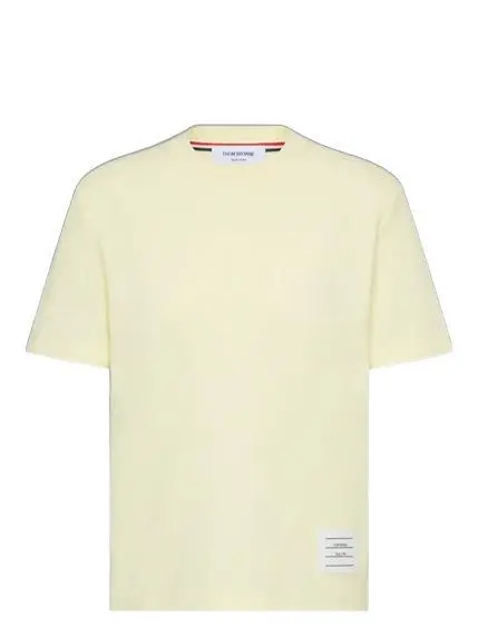 Thom Browne 4-bar Stripe Detail T-shirt - White