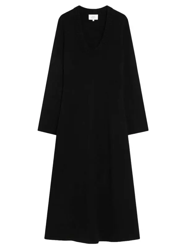 Loulou De Saison Wool-cashmere Dress - Black