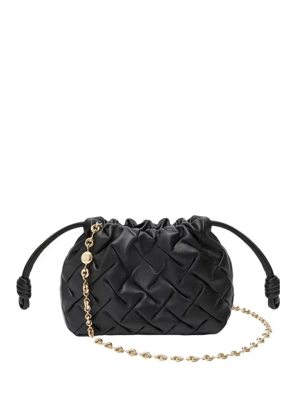 Loewe Mini Flamenco Shoulder Bag - Black