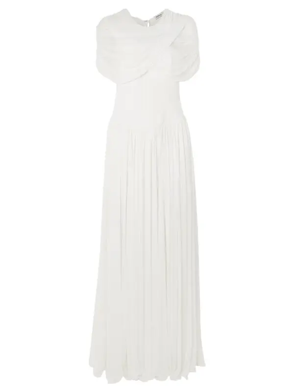 Simkhai Nancie Draped Maxi Dress - Ivory