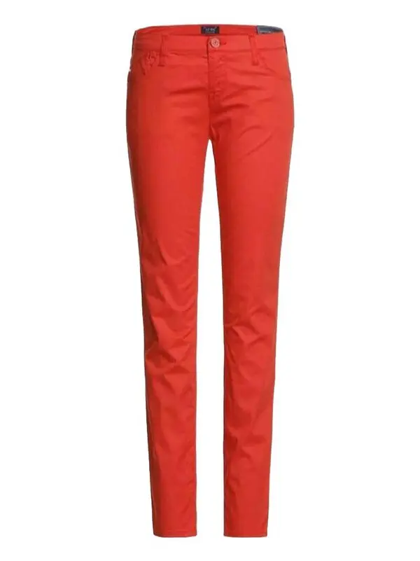 Emporio Armani Slim Fit Belt Loop Jeans - Red