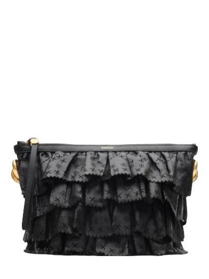 Burberry Mini Ruffle Bag - Black