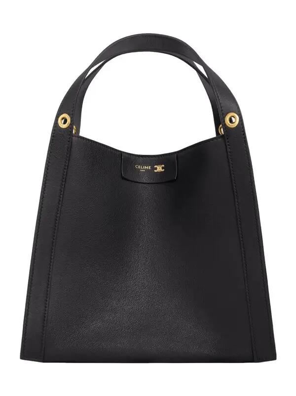 Celine Small Cube Bag In Supple Calfskin - Black
