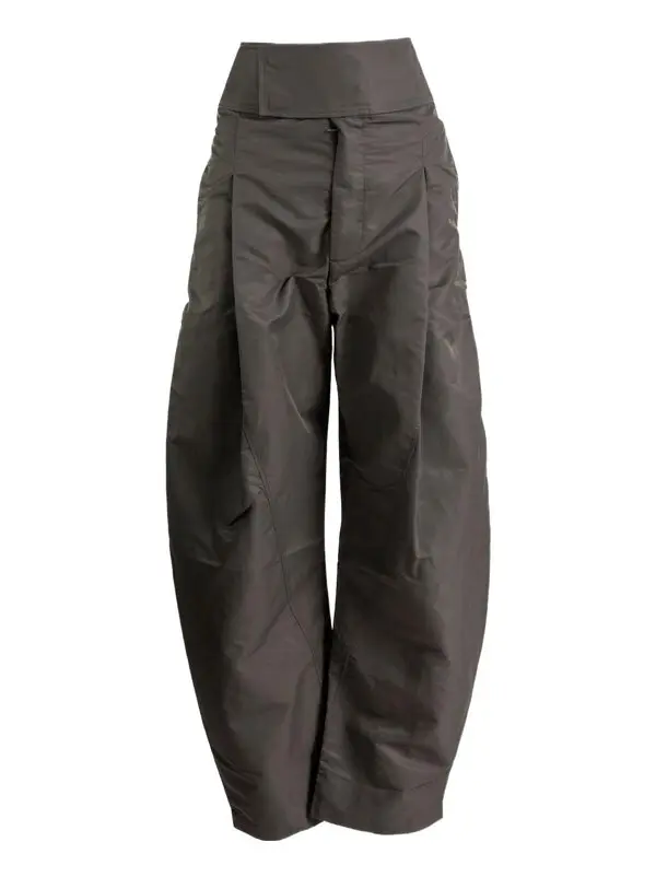 J.W.ANDERSON High-waisted Wide-leg Pleated Trousers - No