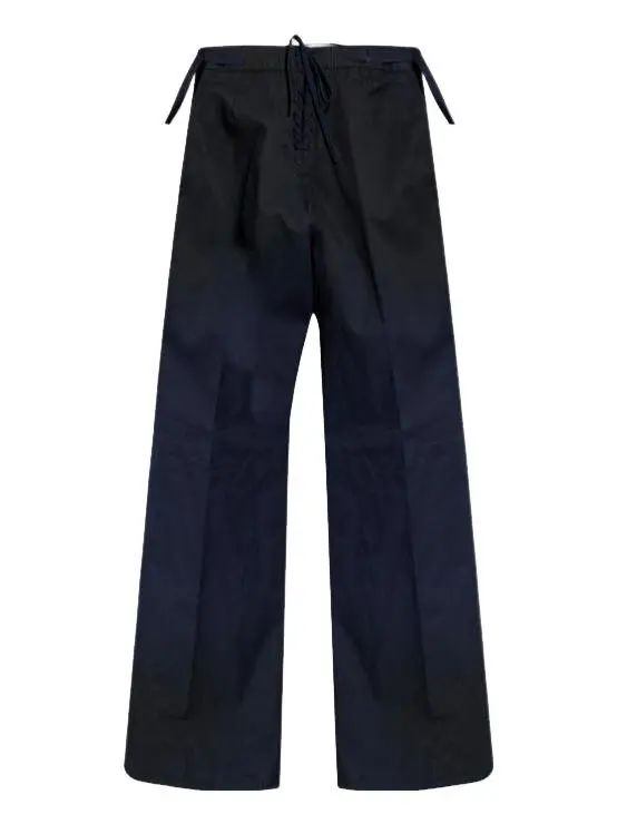 Dsquared2 Tie-waist Wide-leg Pants - Navy Blue