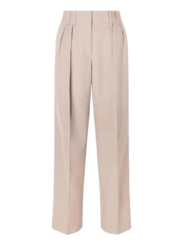 JIL SANDER Gabardine Trousers - Nude