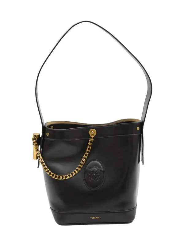 Versace Small Medusa Bucket Bag - Black