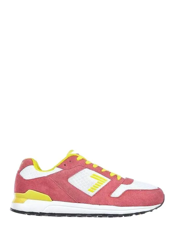 EA7 Lace Up Casual Sneakers - Red