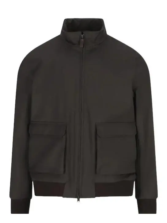 Herno Storm 3-layer Bomber Jacket - Black