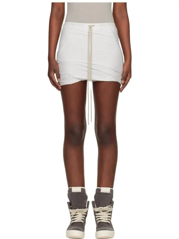 Rick Owens Drawstring Shorts - Milk Wash