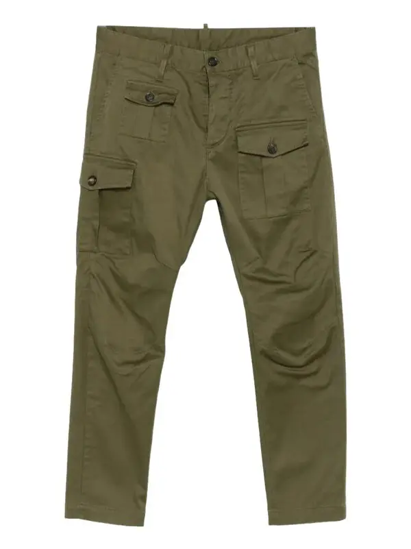 Dsquared2 Slim Fit Cargo Trousers - Green