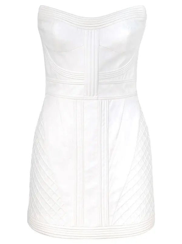 Zimmermann Rebellion Corded Corset Mini Dress - Ivory