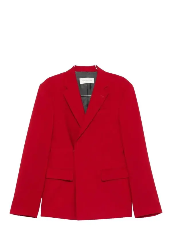 Dries Van Noten Long-sleeved Suit Jacket - Red