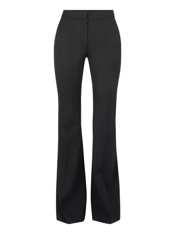 Nina Ricci Bow-detail Flared Trousers - Black