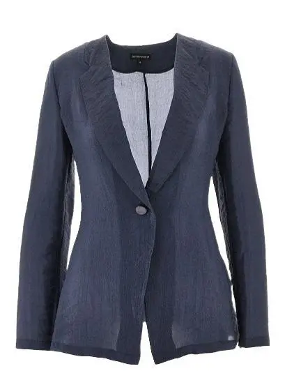 Emporio Armani Single-breasted Jacket - Black