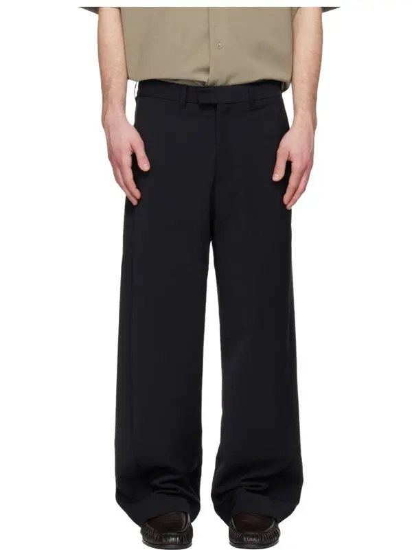 ENTIRE STUDIOS Lounge Curve Trousers - Black