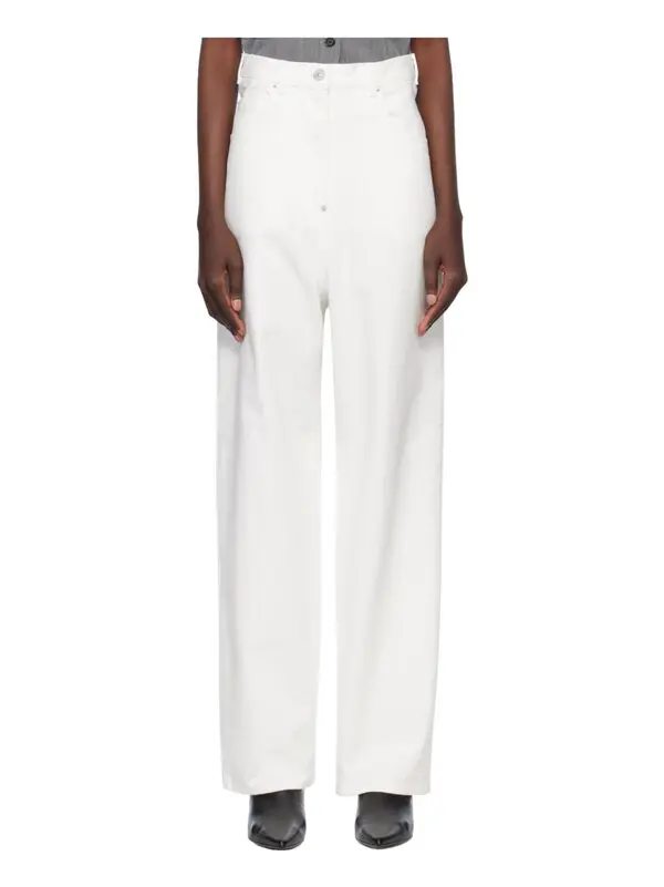 PUSHBUTTON Cutout Jeans - White
