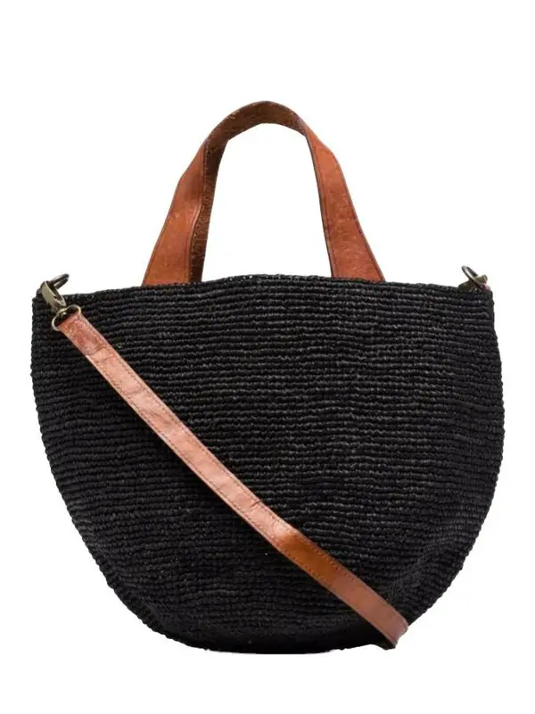 IBELIV Mirozy Textured Bucket Tote Bag - Black