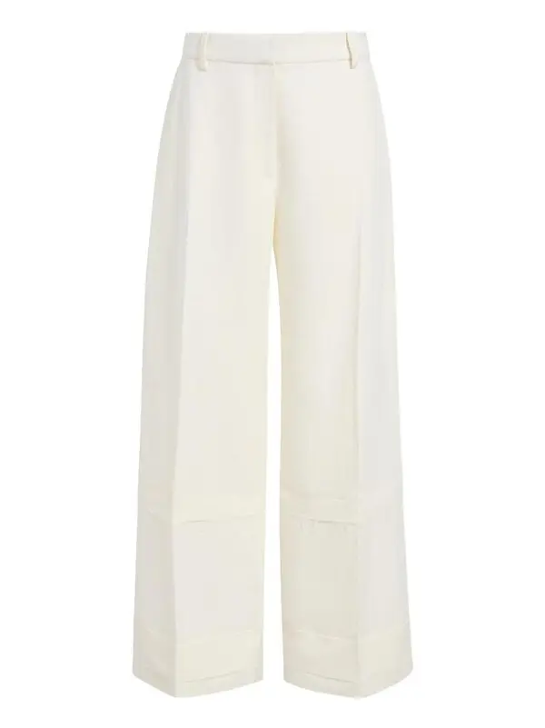 Khaite Casual Trousers With Belt Loops - Cream