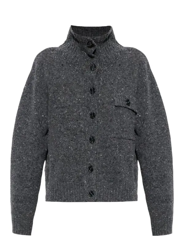 SAMSOE SAMSOE Salois Wool Cardigan - Grey