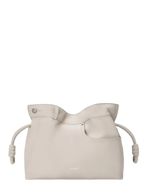 Loewe Flamenco Shoulder Bag - Light Ghost