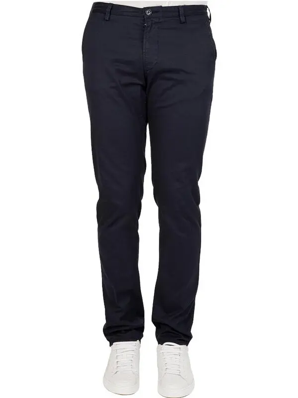 Hugo Boss Logo Detail Casual Pants - Black