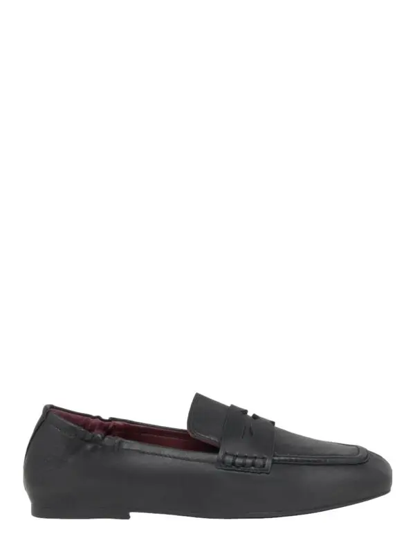 Ash Barkley Nappa Foulard Slip-on Flats - Black