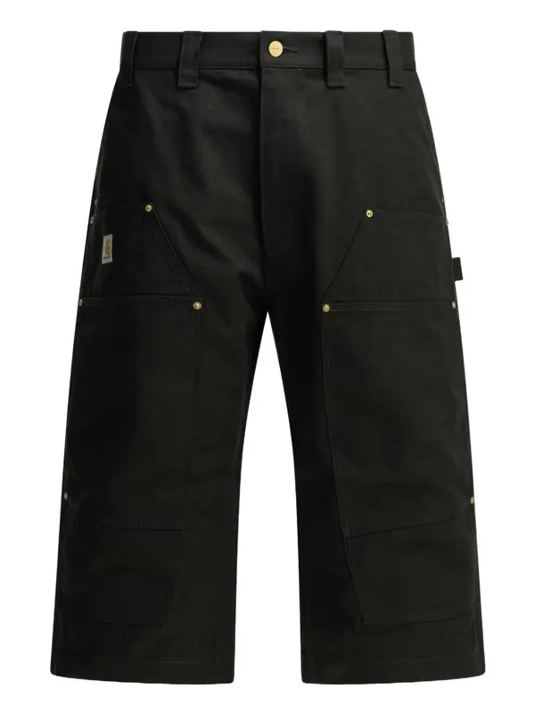 Junya Watanabe X Carhartt Wip Wide-fit Work Shorts - Black