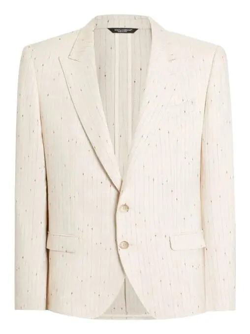 Dolce & Gabbana Dolce Gabbana Patterned Two-button Blazer - Multi-color