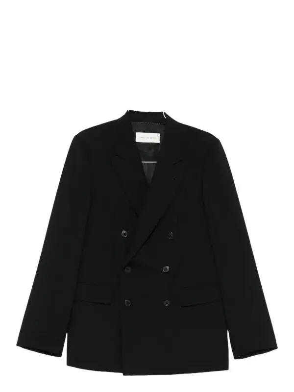 Dries Van Noten Double-breasted Suit Jacket - Black