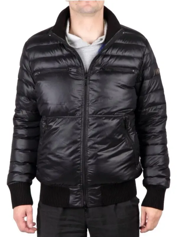 Iceberg Long Sleeve Down Jacket - Black