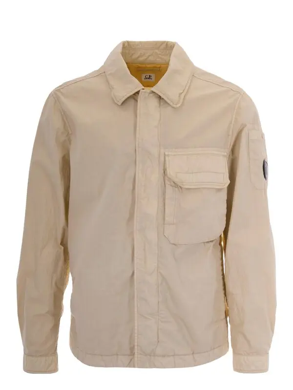 C.P. COMPANY Utility Pocket Shirt - Beige