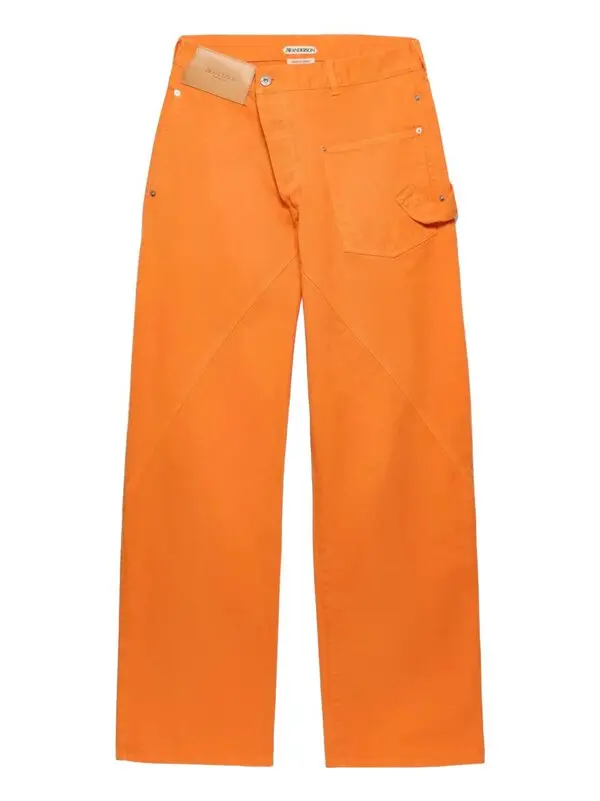 J.W.ANDERSON Twisted Workwear Jeans - Bright Orange