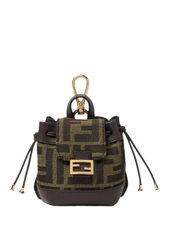 Fendi Nano Backpack Charm - Brown