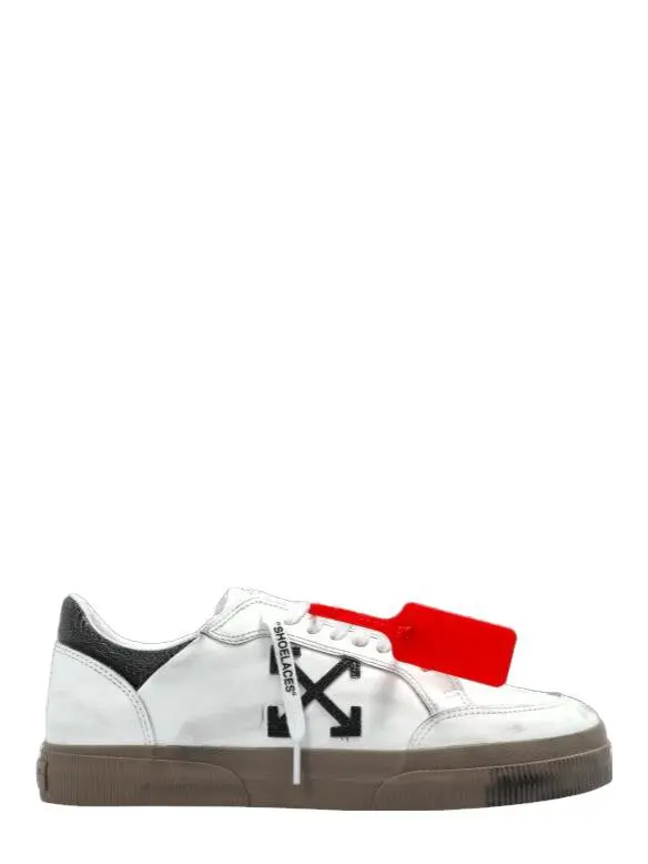 Off-White Logo Patch Lace-up Sneakers - White