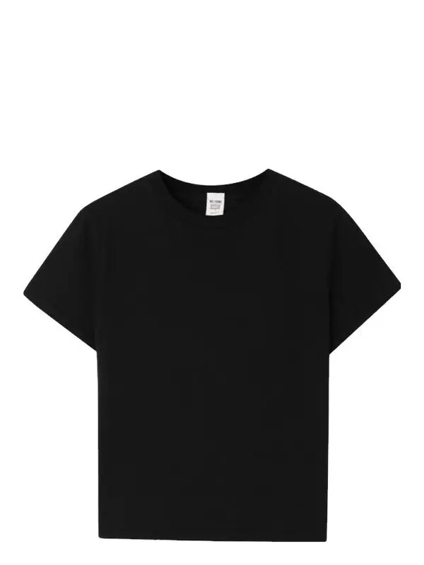 RE/DONE Basic Short-sleeved T-shirt - Black